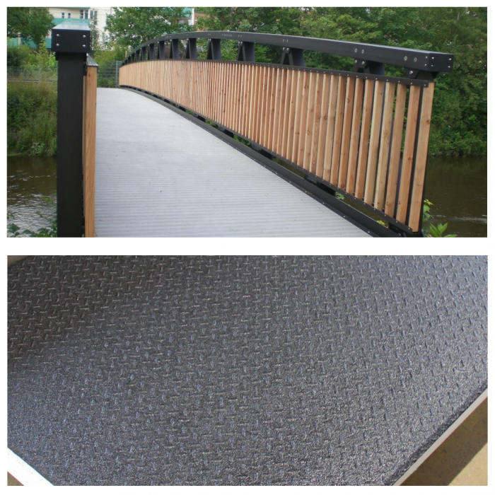 Bridge Coat anti-slip coating for lightweight construction | logisgrips